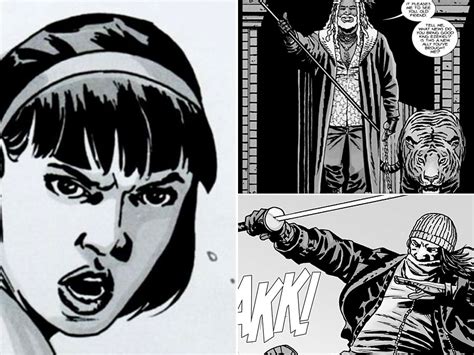 The Walking Dead Comic Carols Death