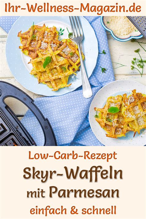 Low Carb Skyr Waffeln Mit Parmesan Gesundes Rezept Zum Abnehmen