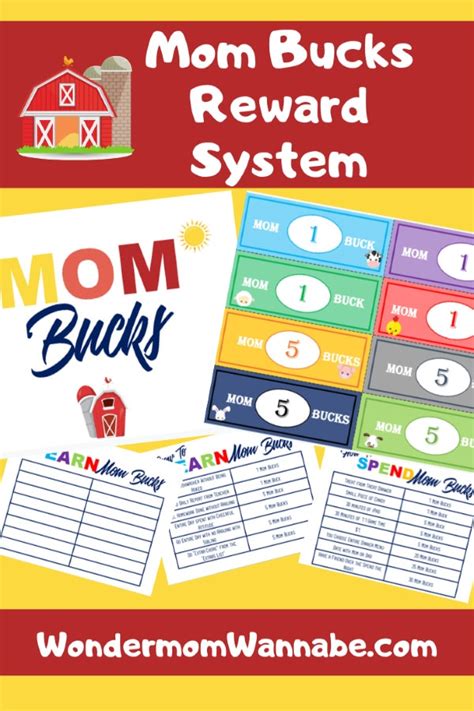 Printable Mom Bucks