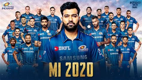 Mi Team Squad For Ipl 2020 Mumbai Indians Players List For Ipl 2020