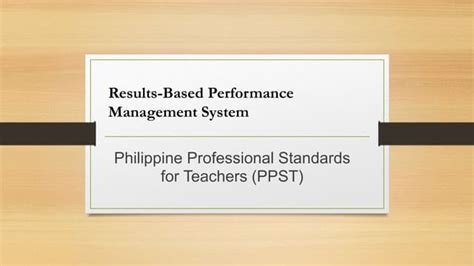 Session 5 Overview Of The Ppst And Its Indicators Coi And Ncoi Pptx