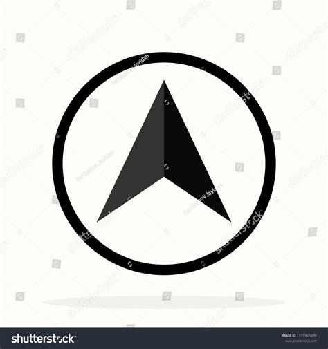 Gps Navigation Background Road Map Isolated Stock Vector Royalty Free