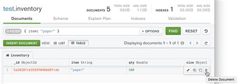 delete documents — mongodb manual