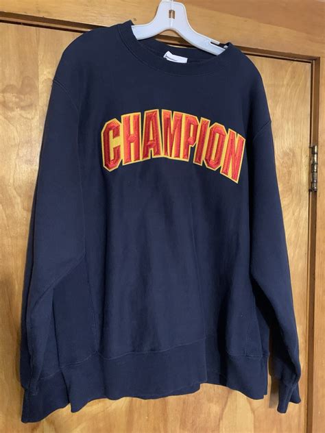 Rare Champion Reverse Weave Crewneck Size Xl Gem