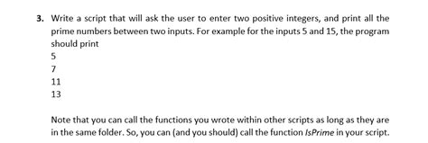solved 3 write a script that will ask the user to enter two
