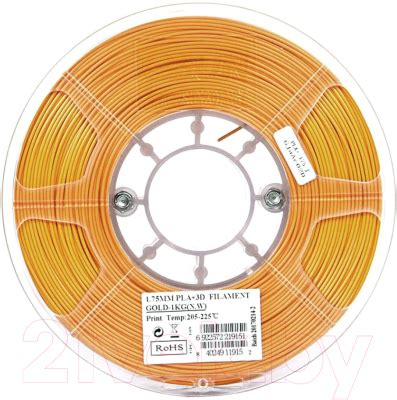 eSUN PLA / PLA+175J1 (1.75мм, золотой) Пластик для 3D-печати купить в ...
