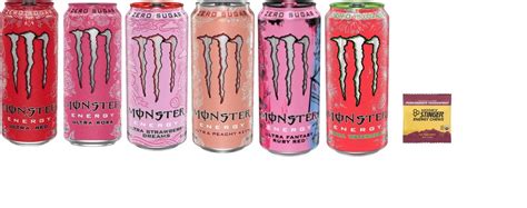 Monster Energy Zero Ultra Variety Ultra Red Ultra Rosa Ultra Peachy