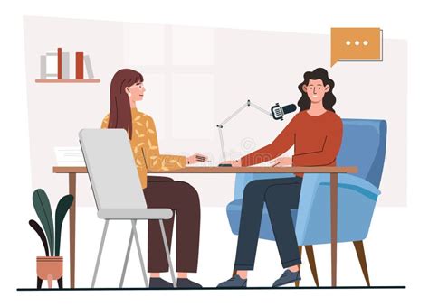 Concept Of Interview Stock Vector Illustration Of Question