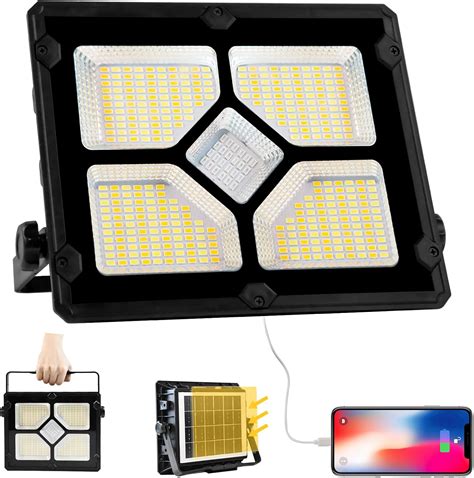 Luz solar de trabajo LED portátil de 100 W 16500 mAh 10000 lm con