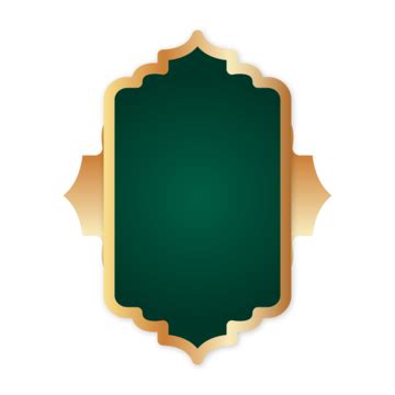 Textbox Islamic Frame Green Pattern Ramadan Vector Ramadan Banners