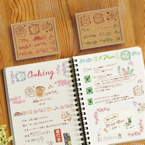 【日日好貨店】吉卜力｜正版 現貨 龍貓 草花圖鑑 印章｜宮崎駿 日本 木製 手帳印章 春夏 秋冬 文具 蝦皮購物