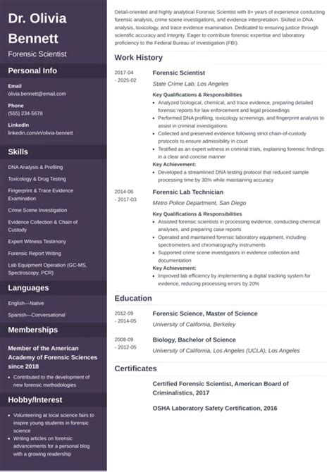 Forensic Analyst Sample Resume New To This Rresume