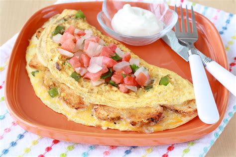 Loaded Chicken Fajita Omelette Hungry Girl
