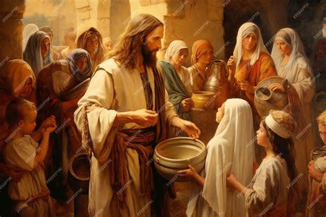 Jesus Cristo Transforma água Em Vinho Religião História Bíblica Durante