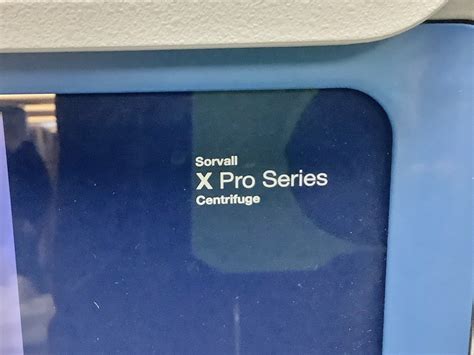 Thermo Sorvall X Pro Centrifuge The Lab World Group