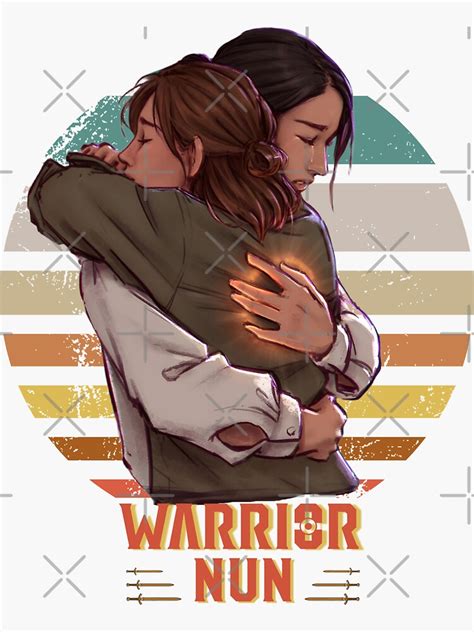 Ava And Beatrice Warrior Nun Tv Series Sticker For Sale By Comfad Redbubble