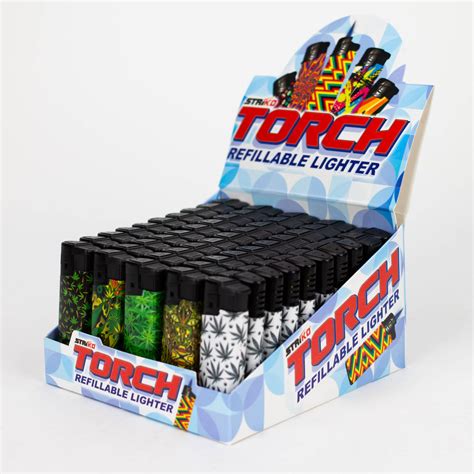 Striko Refillable Torch Lighter Box Of 50 Jj Trading Inc