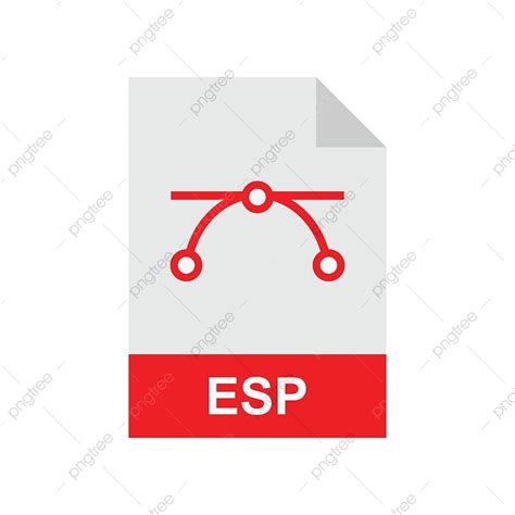 Esp 형식 파일 벡터 아이콘 심벌 마크 빛나는 내려가는 Png 일러스트 및 벡터 에 대한 무료 다운로드 Pngtree
