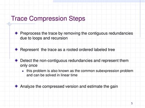 Ppt Compression Techniques To Simplify The Analysis Of Large