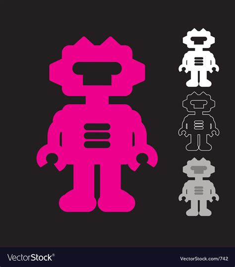 Robot Royalty Free Vector Image Vectorstock