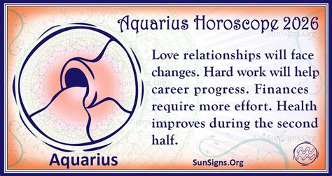 Aquarius Horoscope 2026 Get Your Predictions Now Sunsigns Org