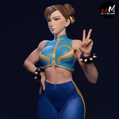 Naked Chun Li Figurs Etsy