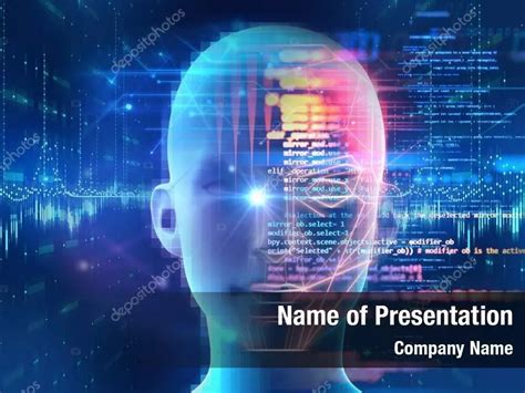 System Facial Recognition Powerpoint Template System Facial Recognition Powerpoint Background