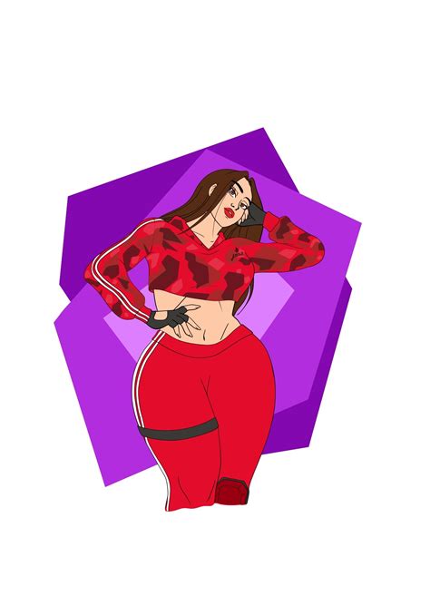 Artstation Ruby Fortnite Skin
