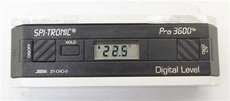 Spi Swiss Precision Instruments Pro 3600 Digital Level Protractor