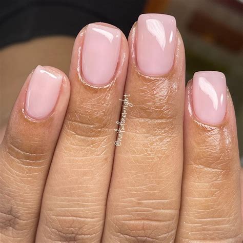 Nailsdonewright ™️ On Instagram Bubble Bath Opi ~ Acrylic Fill” Square Nails Pink Toe