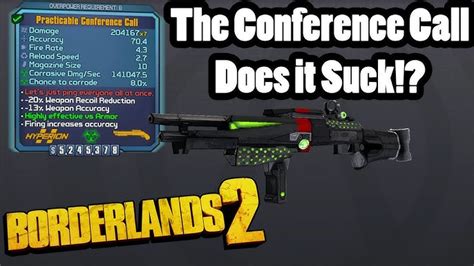 Borderlands 2 Reactive Conference Call