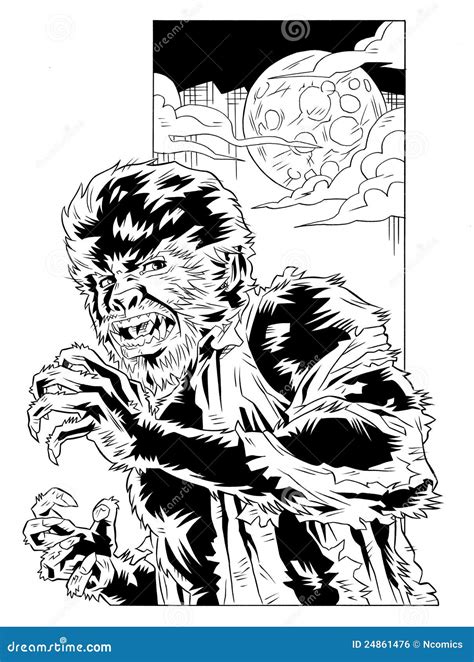 Wolfman Comic Style Stock Illustration Illustration Of Wolfman