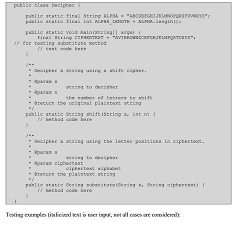 Solved A Substitution Cipher Is An Encipherment Technique In Which A