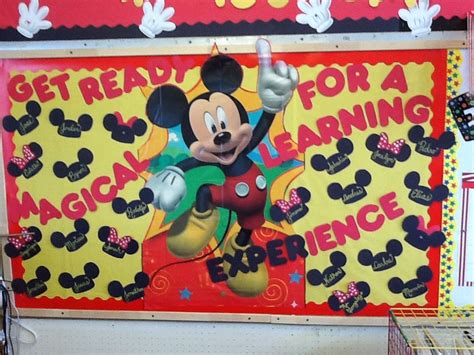 Fabulous Mickey Mouse Classroom Decorations Patterns Worksheet For