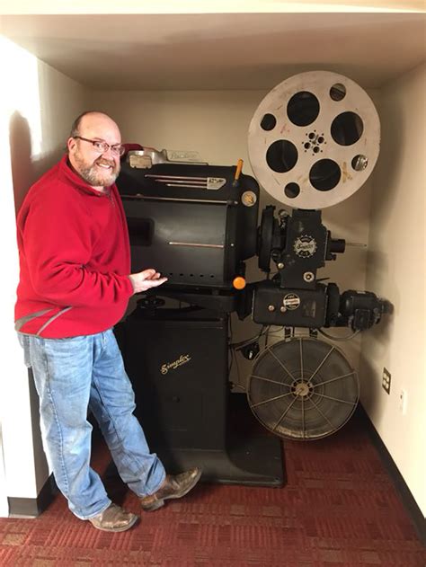 Six Foot 1930s Film Projector On Display At Media School News The