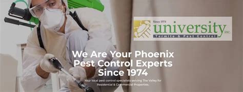Phoenix Pest Control University Termite And Pest Control Inc