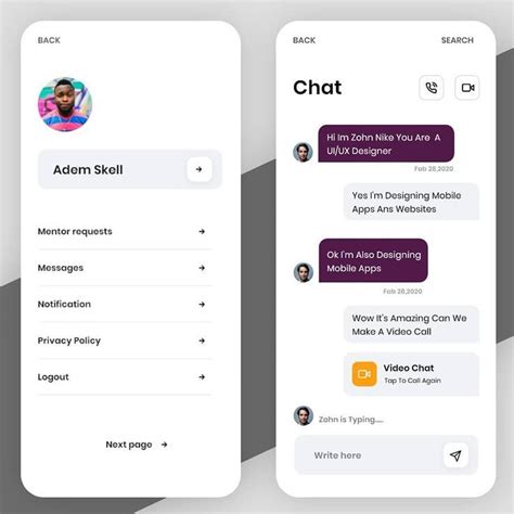 Chat App Design Company WebClues Infotech App Design Chatbot Design App Ui Design