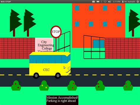 Graphics Game Development And Digital Art Moving Bus Animation