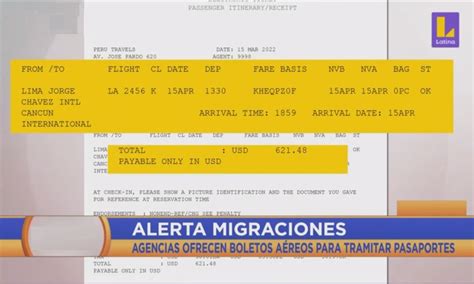 黑手党出售虚构航班以在 24 小时内获得紧急护照 Infobae