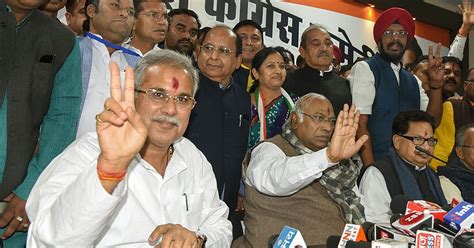 Live Chhattisgarh Cm Oath Ceremony Updates छत्तीसगढ़ Cm बघेल के 3