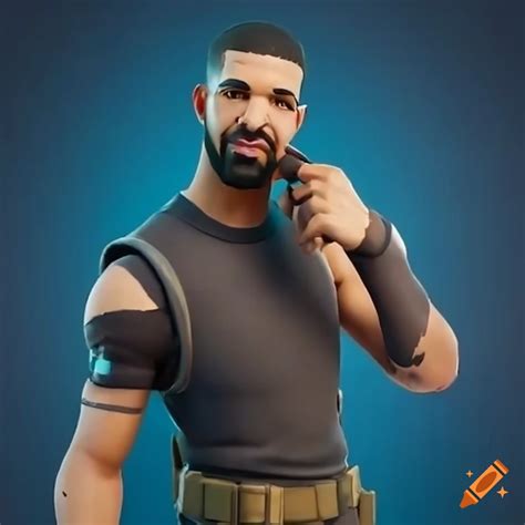 Realistic Fortnite Battle With Drake On Craiyon