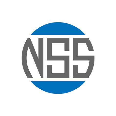 Nss Letter Logo Design On White Background Nss Creative Initials