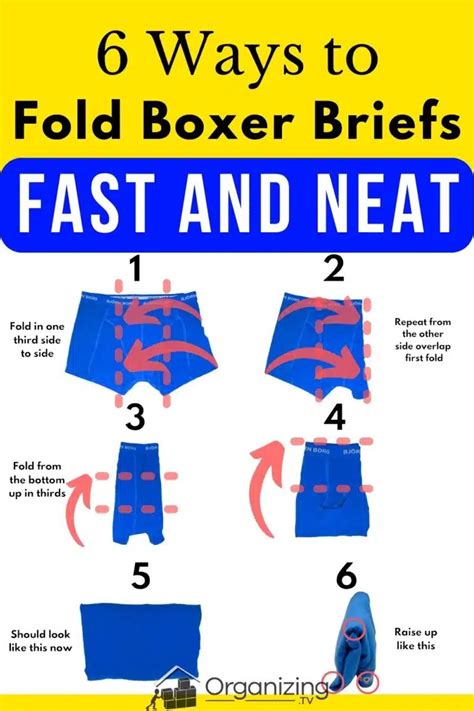 Hacks To Fold ALL Your Underwear For Men And Women Photos Video Guides Organizing TV