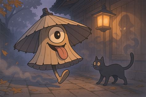Meet The Umbrella Yokai Japans Most Playful Tsukumogami Wakoku