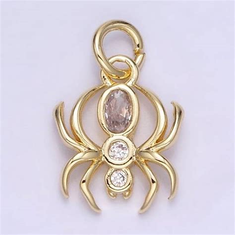 Gold Spider Charm Charm Pop Party