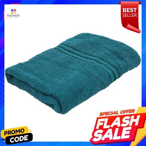 เบสิโค ผ้าขนหนูสีพื้น สีเขียวเข้ม ขนาด 29 X 60 นิ้วbesico Solid Color Towel Dark Green Size 29 X