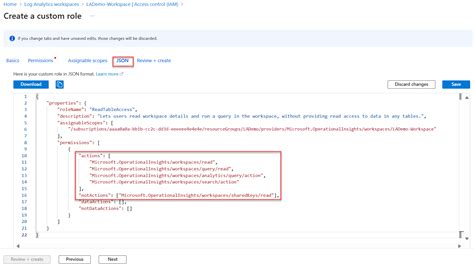 Manage Read Access To Tables In A Log Analytics Workspace Azure