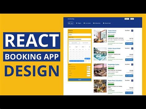 Free Video React Booking Reservation App Ui Design For Beginners From Lama Dev Class Central