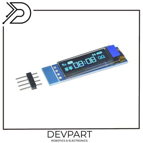 Jual Oled Lcd 0 91 Inch Blue I2c 128x32 Display Module For Arduino Biru Shopee Indonesia