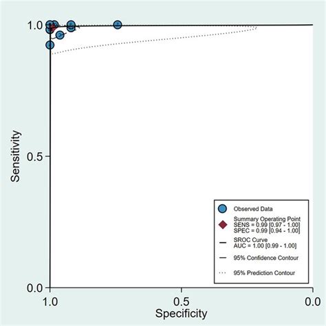 Summary Receiver Operating Characteristic Curve Of Diagnostic